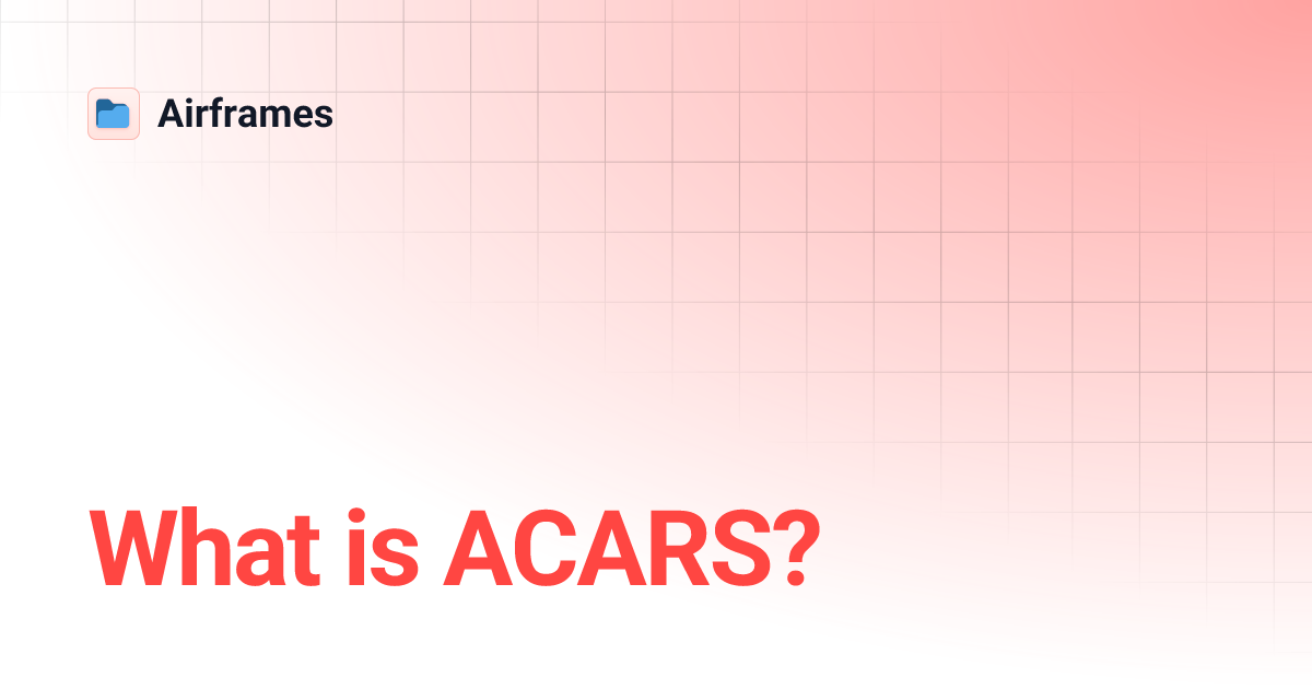 What is ACARS? | Airframes